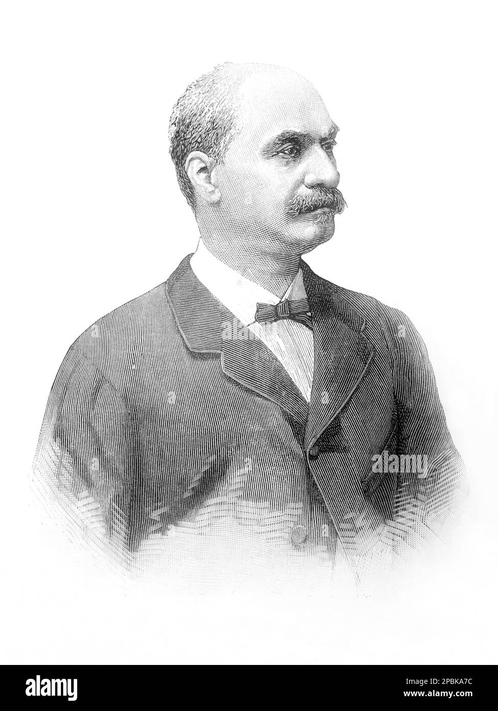 1887 , Roma , ITALY : The italian industrial magnate of cotton industry ...