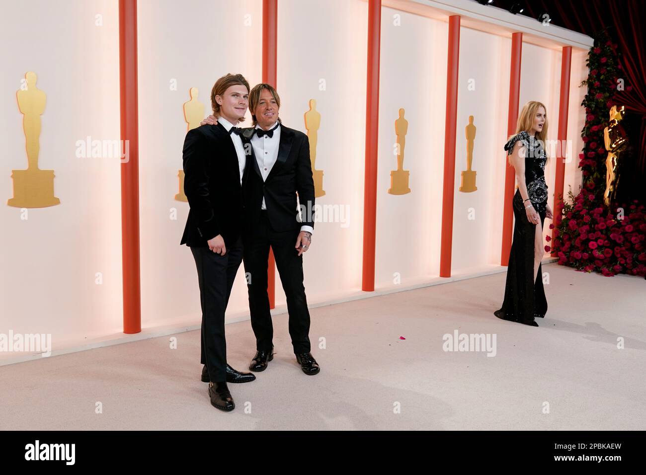 Sam Rechner, from left, Keith Urban and Nicole Kidman arrive at the ...