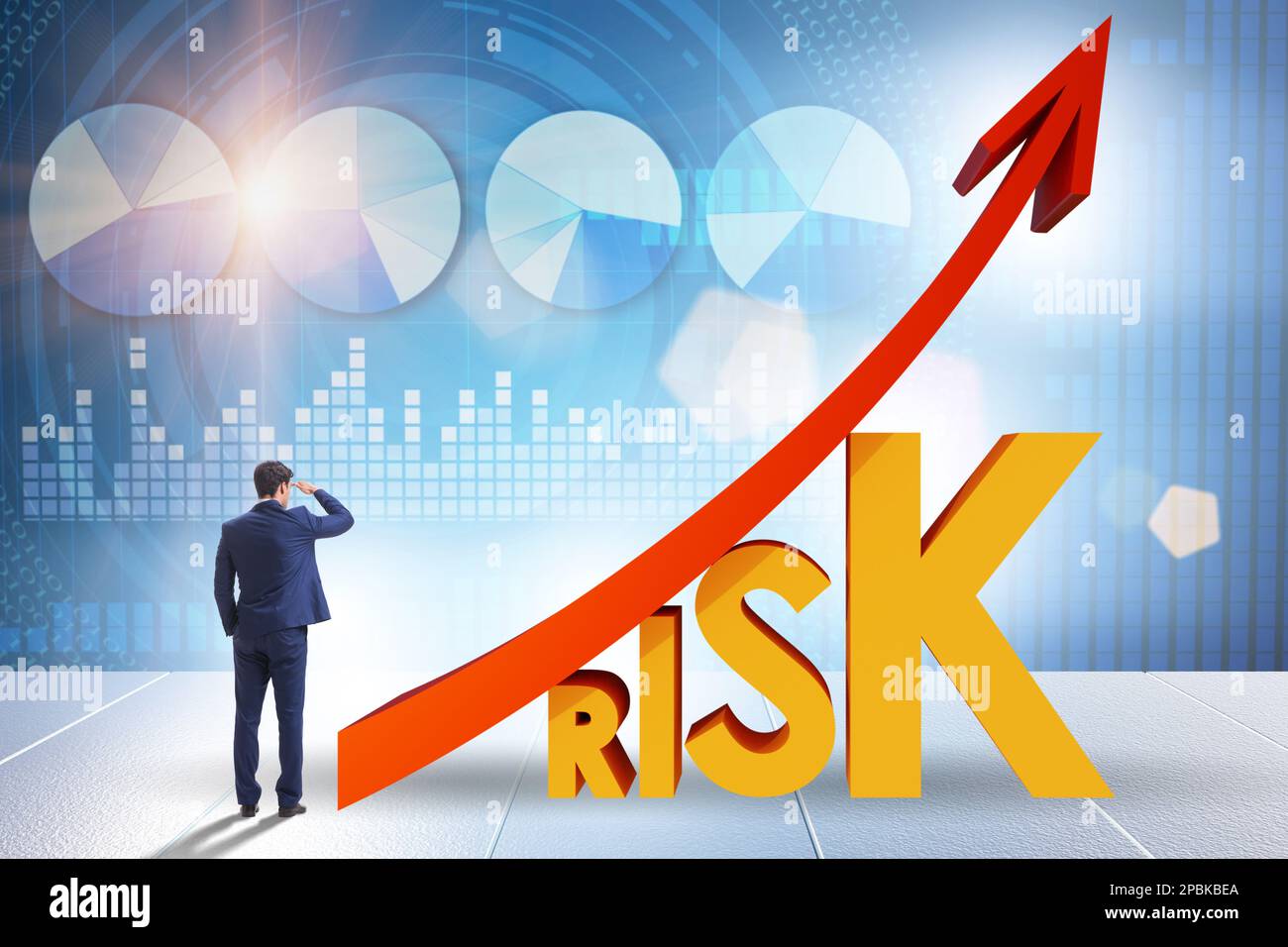 Risk increase concept in the management Stock Photo - Alamy
