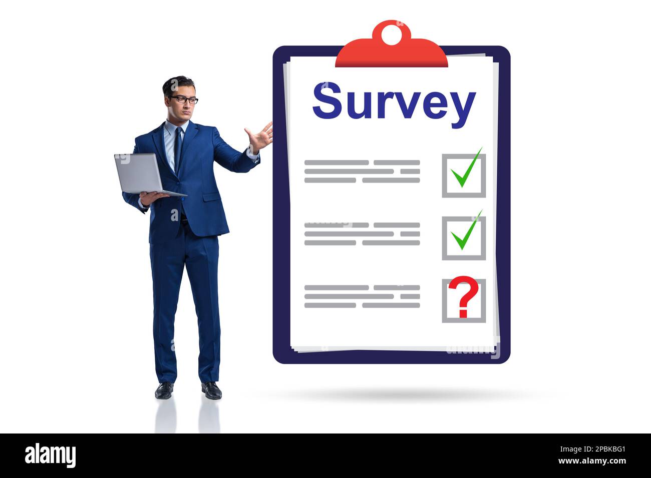 Survey questionnaire with the tick boxes Stock Photo - Alamy