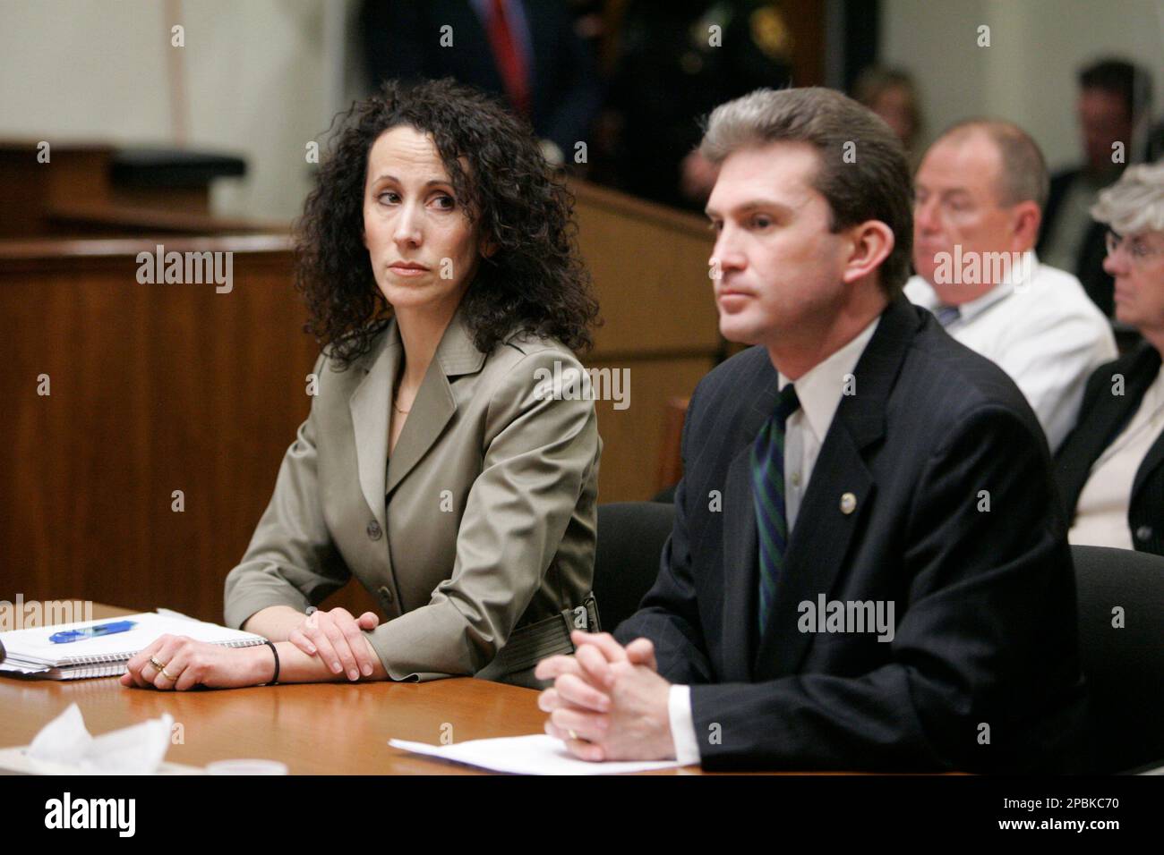 Assistant Attorney General Patricia Prezioso, left, and Deputy Attorney ...