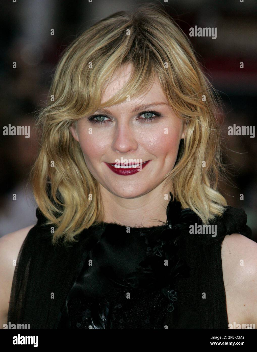 Kirsten Dunst who stars in the role of 'Mary Jane' arrives for the film ...