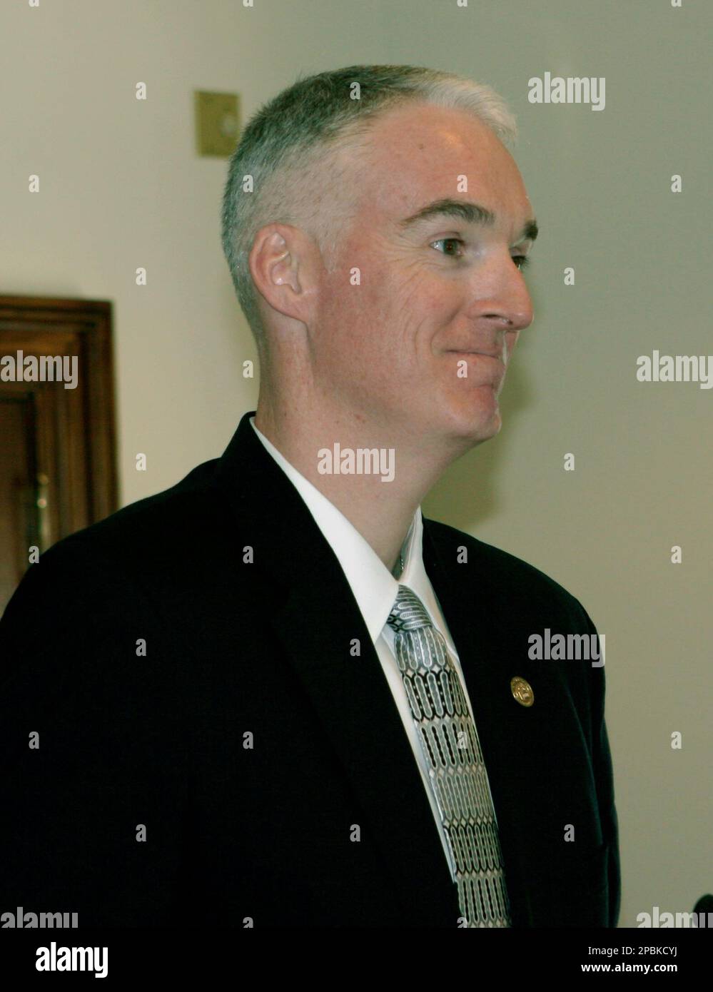 Maine State Police Lt. Patrick Fleming, of Fairfield, Maine, smiles ...