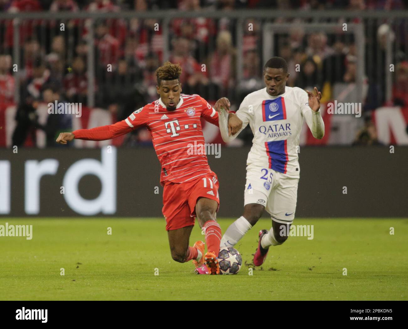 Kingsley Koman of Fc Bayern Munich during the Uefa Champions League ...