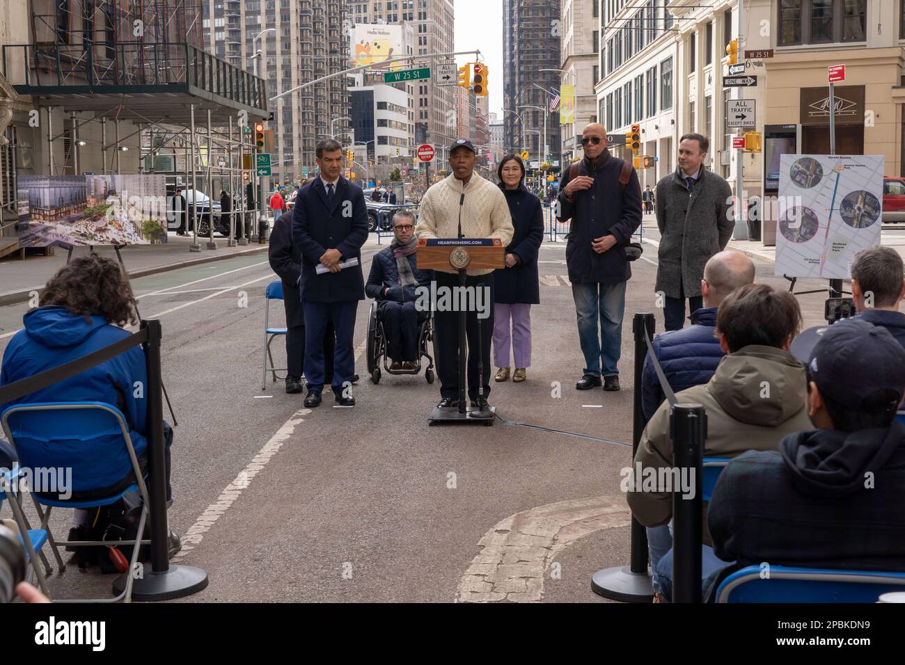 March 12, 2023, New York, New York: (NEW) Mayor Adams Kicks Off A New ...