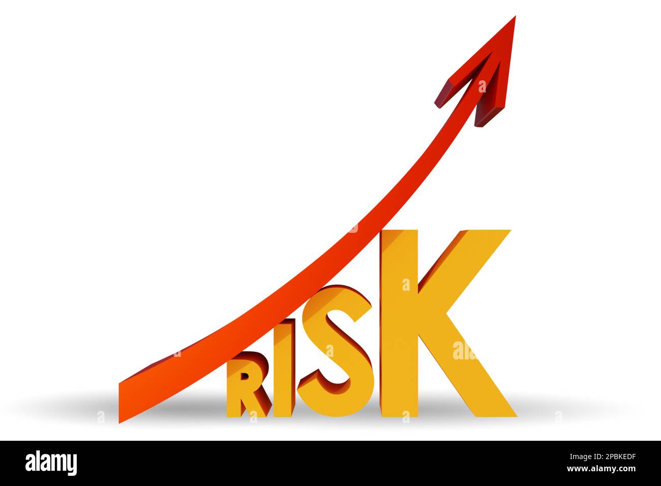 Risk increase concept in the management Stock Photo - Alamy