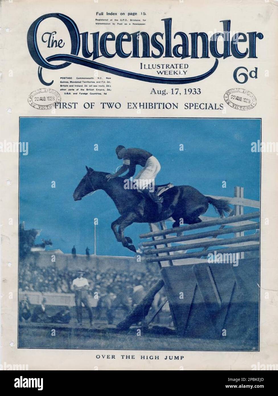 Front cover of the Queenslander magazine, featuring aspects of ...