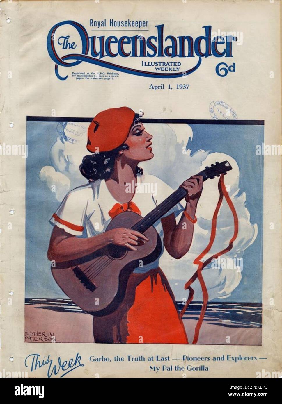 Front cover of the Queenslander magazine, featuring aspects of ...