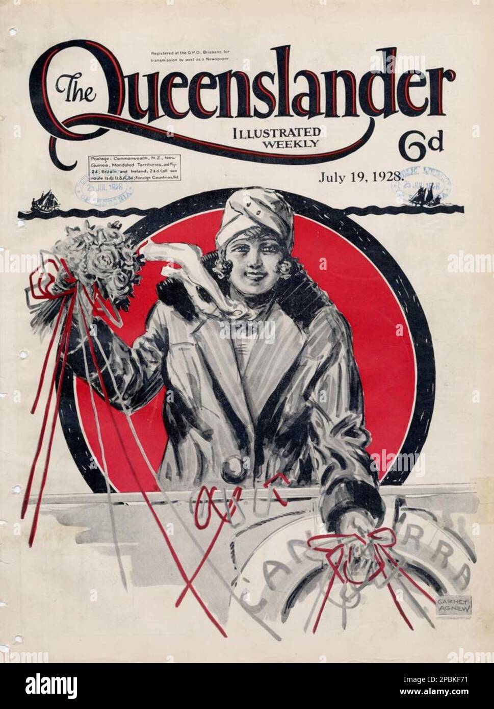 Front cover of the Queenslander magazine, featuring aspects of ...