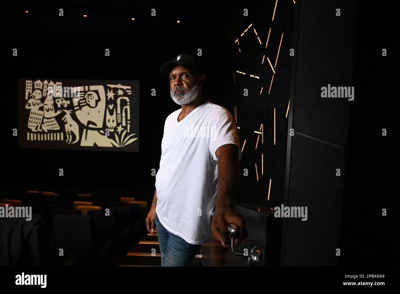 Australian actor and producer Tony Briggs poses for a photograph in ...