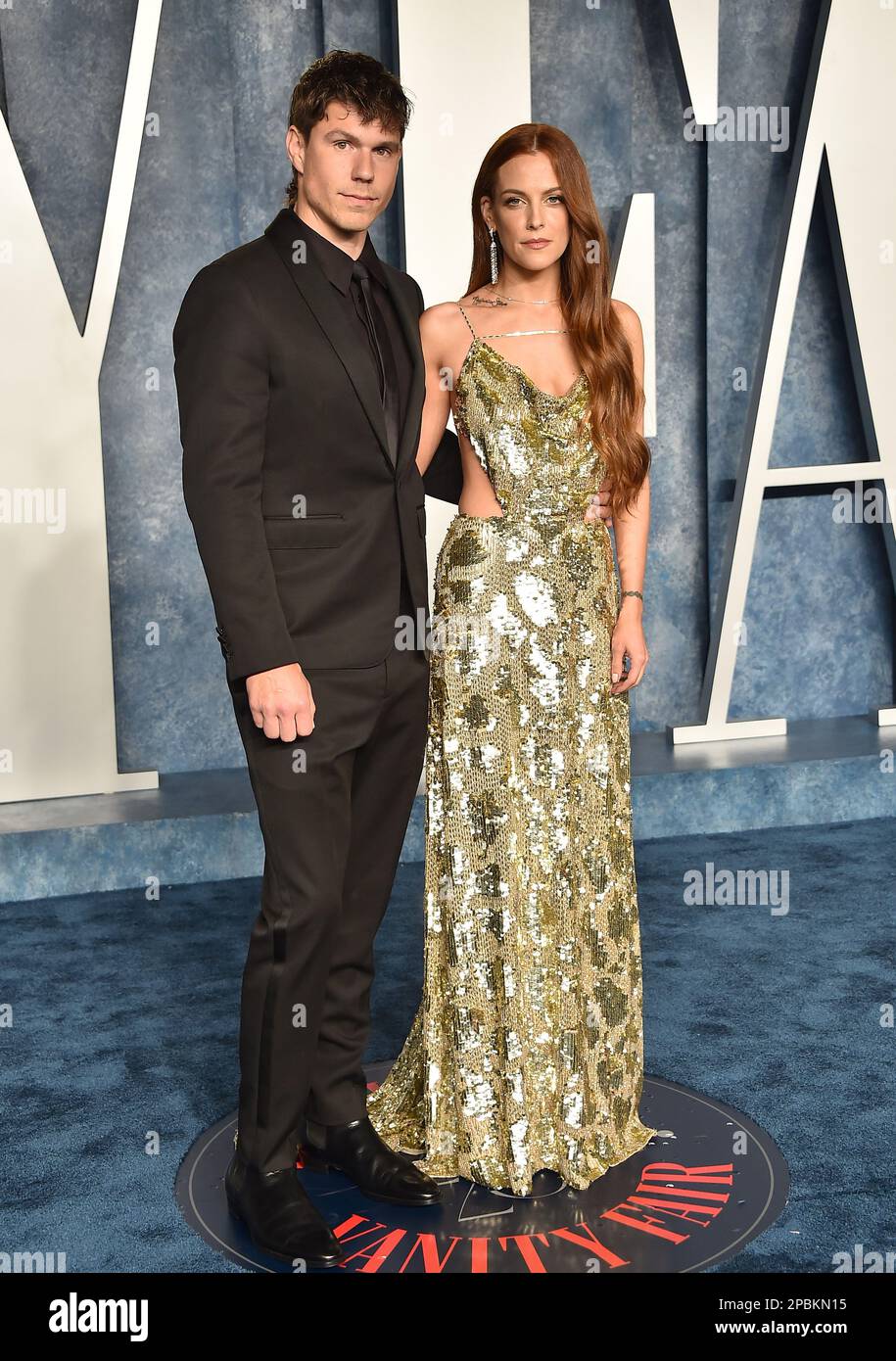 Beverly Hills, USA. 12th Mar, 2023. Riley Keough and Ben Smith-Petersen ...