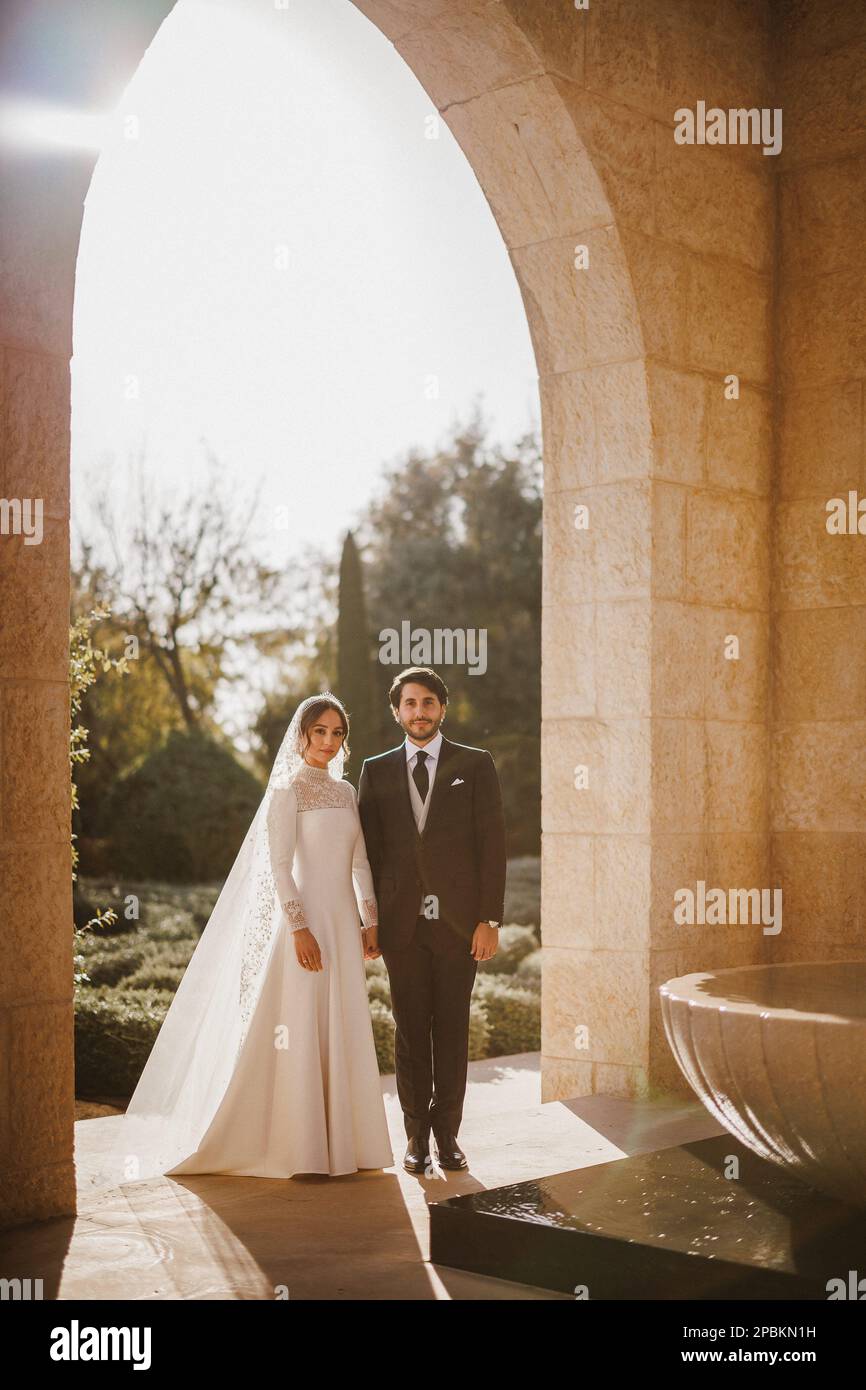 Amman, Jordan. 12th Feb, 2023. Jordan's Princess Iman bint Abdullah II ...