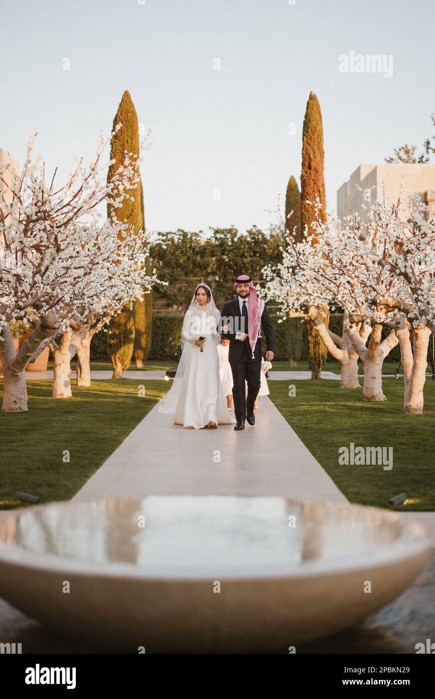 Amman, Jordan. 12th Feb, 2023. Jordan's Princess Iman bint Abdullah II ...