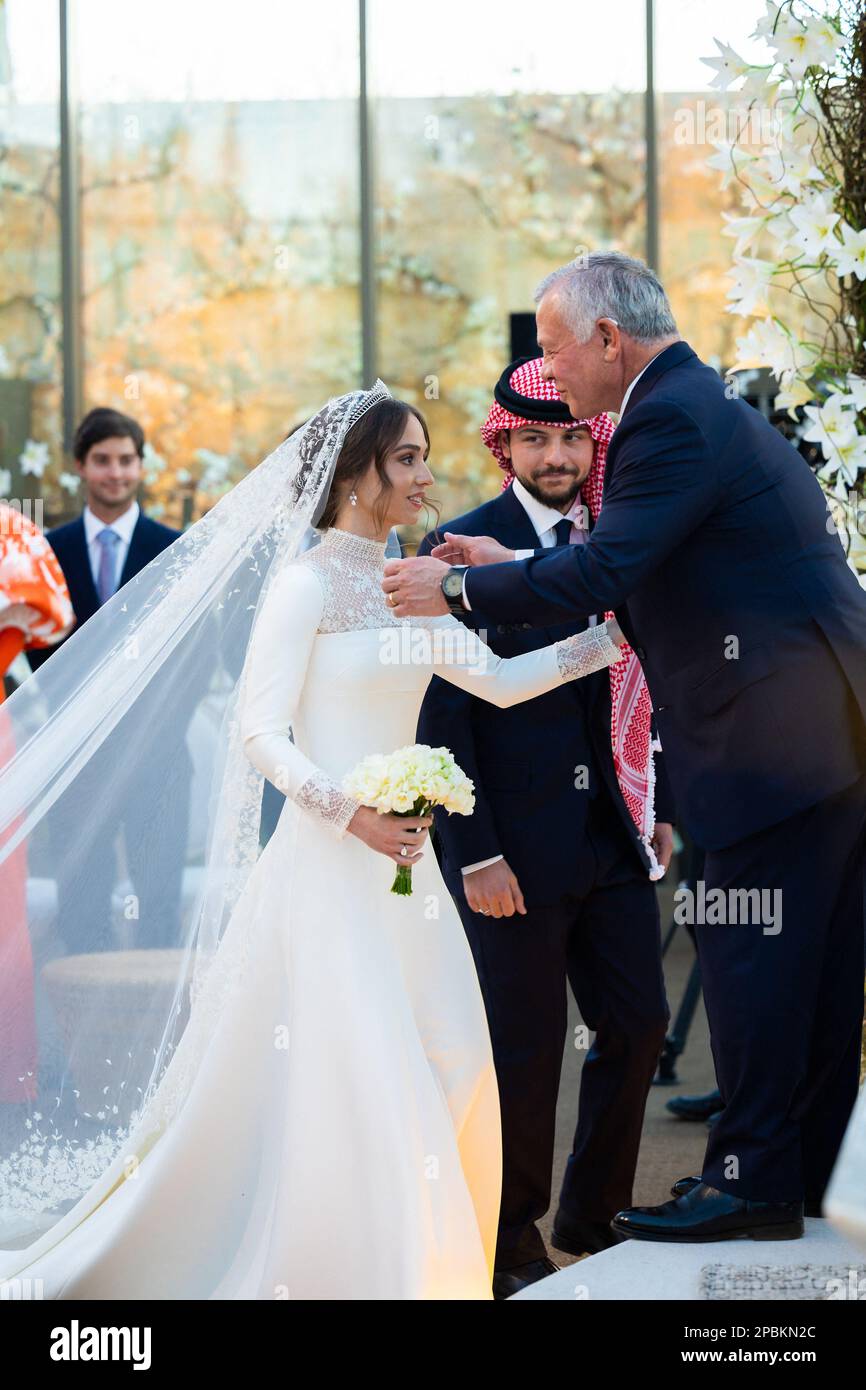 Amman, Jordan. 12th Mar, 2023. Jordan's Crown Prince Hussein (or Al ...