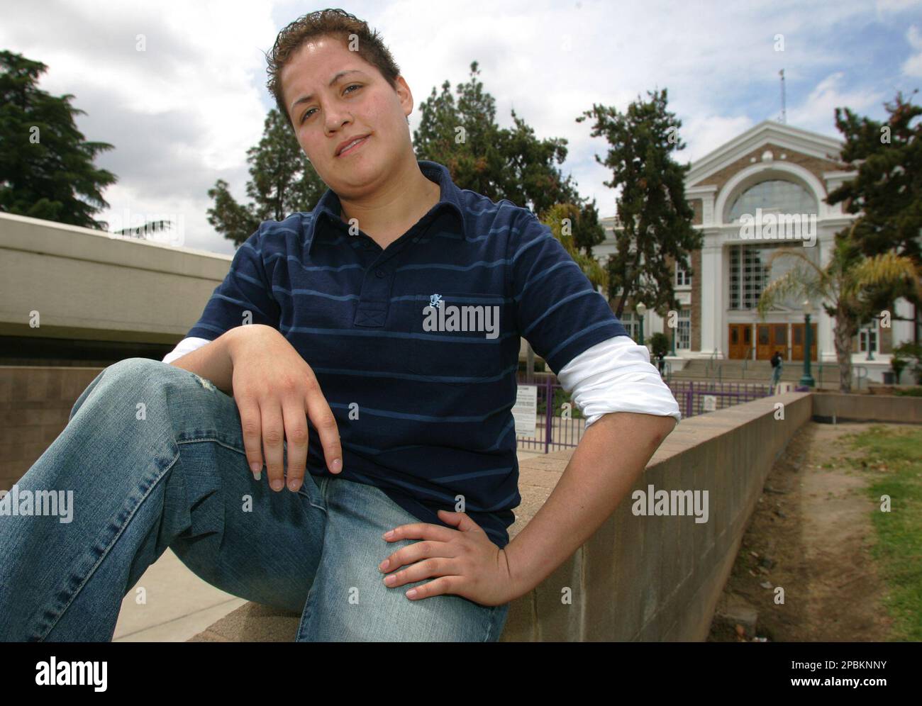 Fresno High School senior Cinthia Covarrubias, the school's first ...