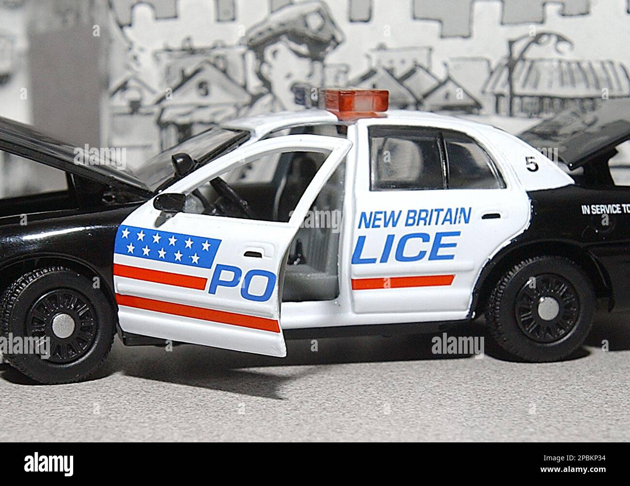 ** ADVANCE FOR SATURDAY APRIL 20, 2007 **A model New Britain Police ...