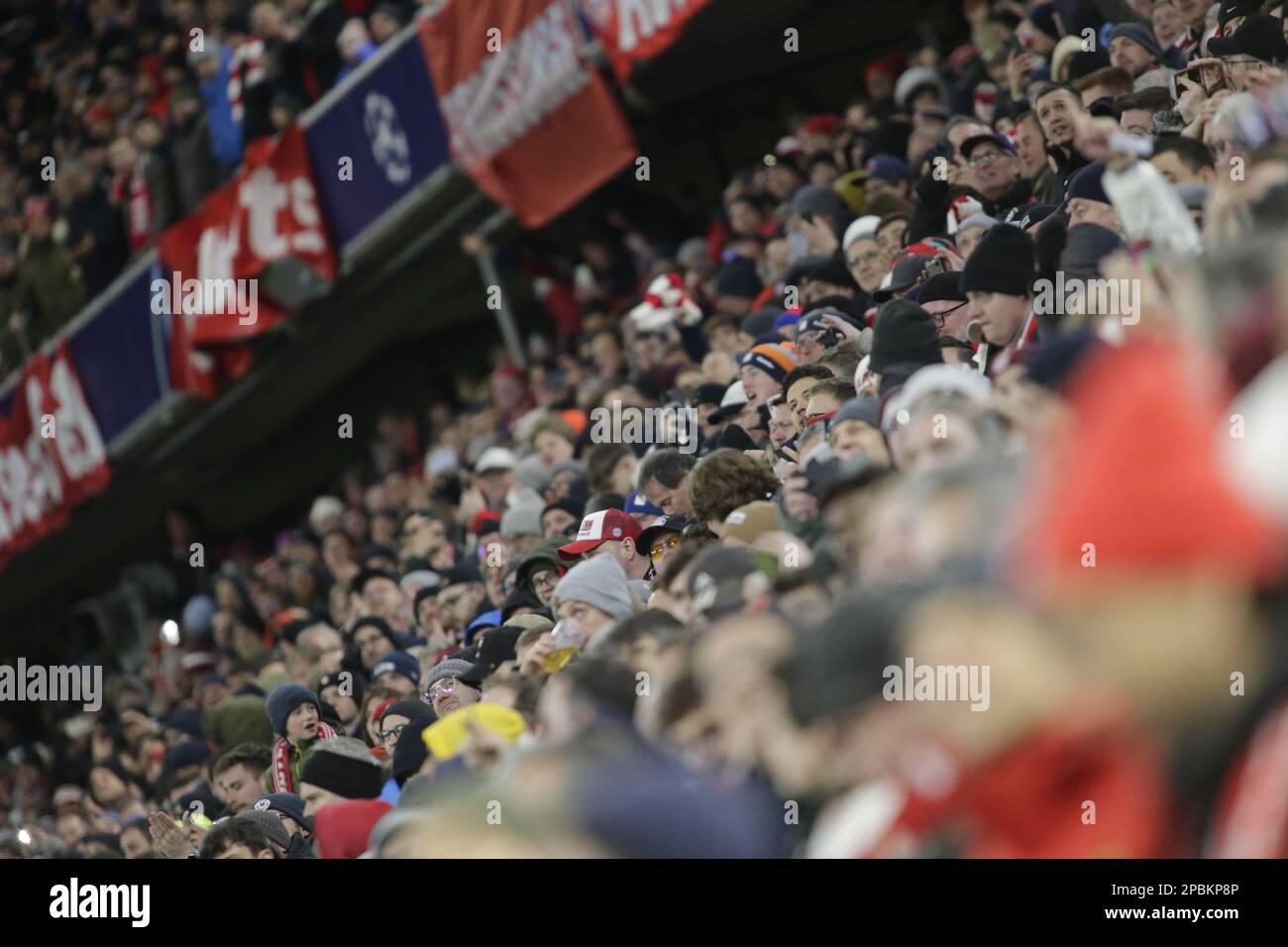 Bayern Monaco fans during the Uefa Champions League, football match ...