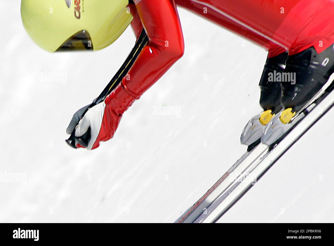 Albertelli Alberto of Italy in action during the FIS Speed Skiing World ...