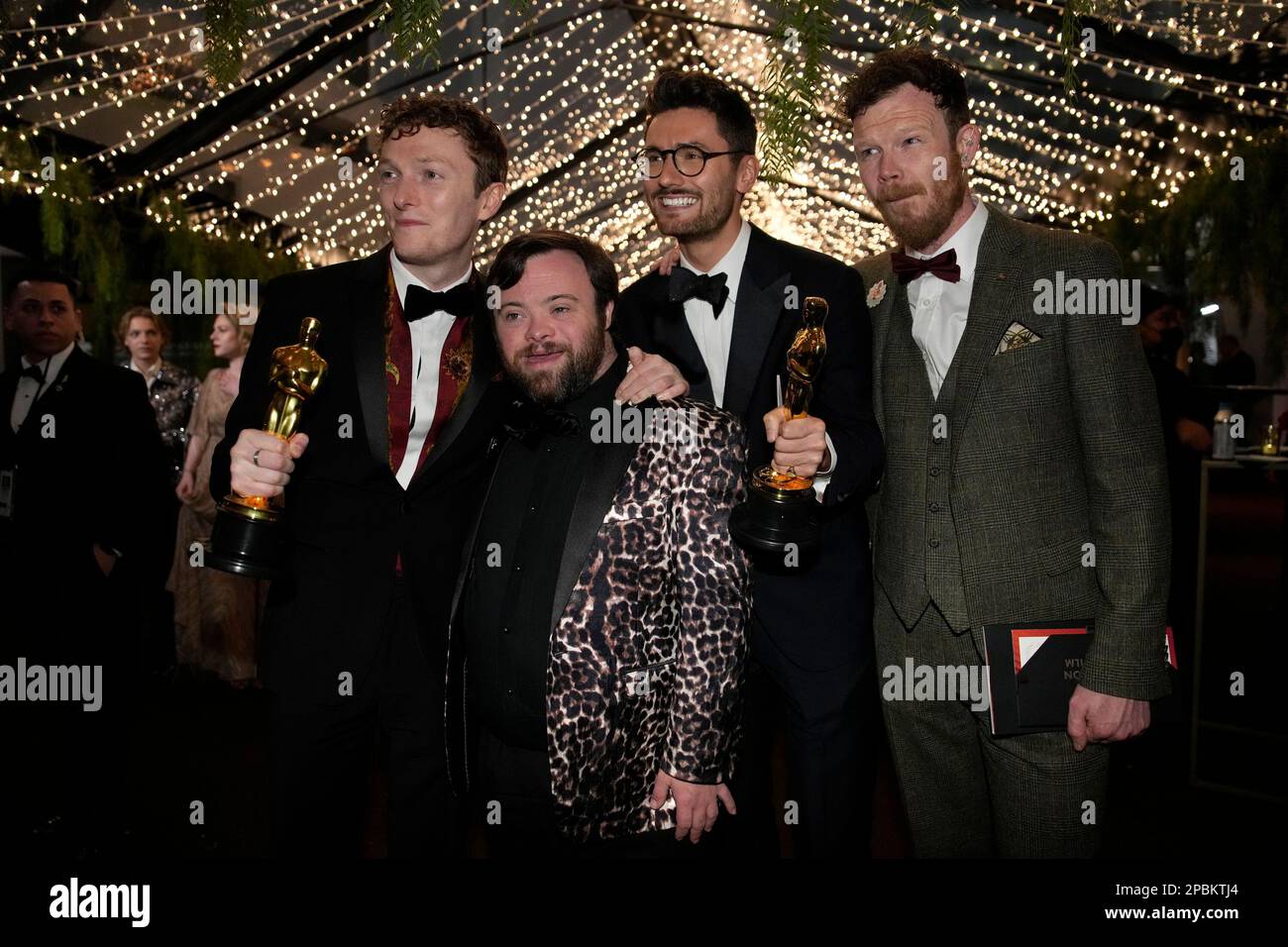 Ross White, from left, and Tom Berkeley, winners of the award for best ...