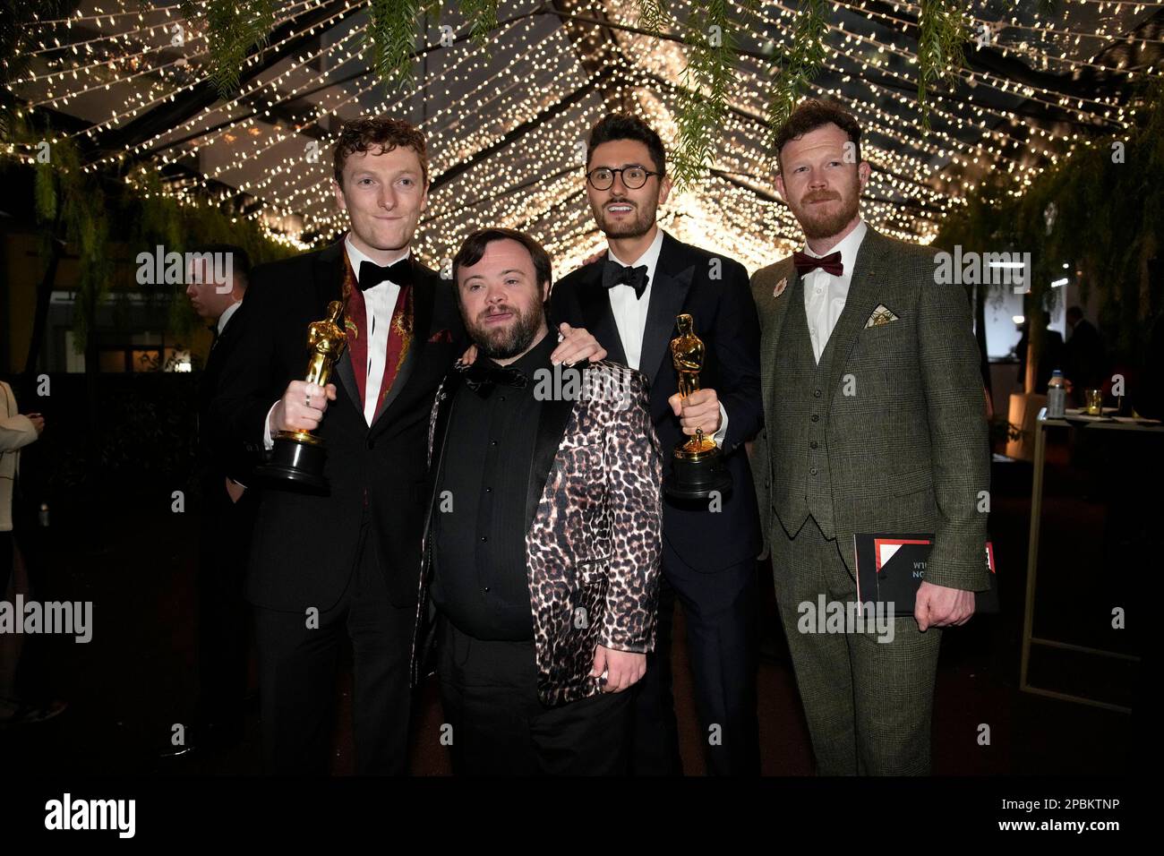 Ross White, from left, and Tom Berkeley, winners of the award for best ...