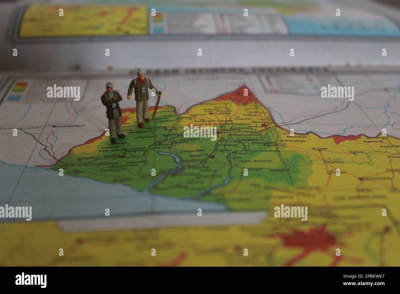 Miniature maps hi-res stock photography and images - Alamy