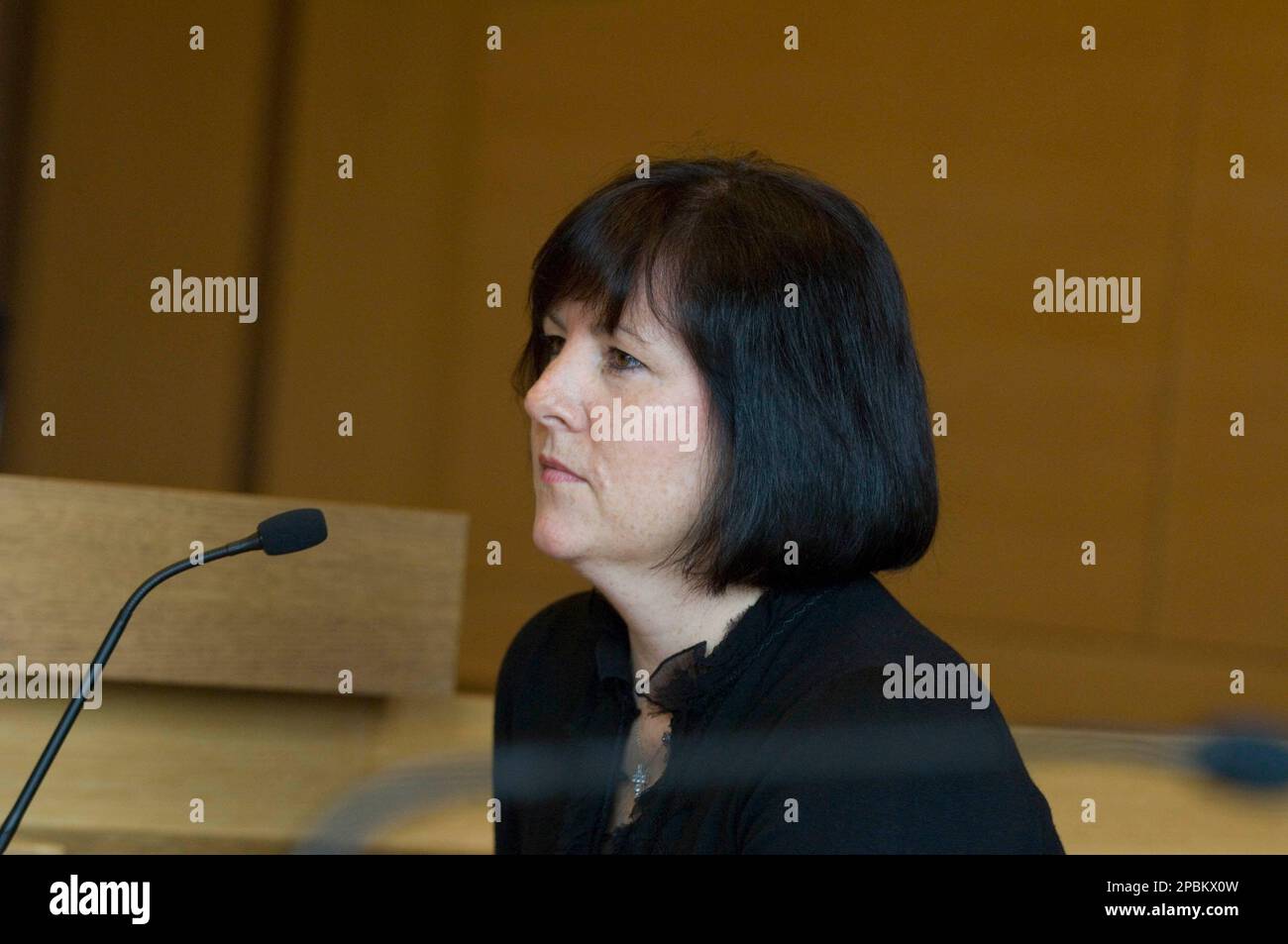 Helen Ix Fitzpatrick gives testimony in Superior Court in Stamford ...