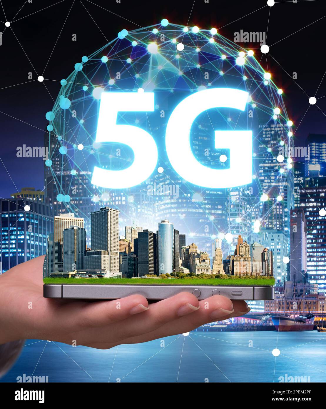 The 5g concept of internet connection technology Stock Photo - Alamy