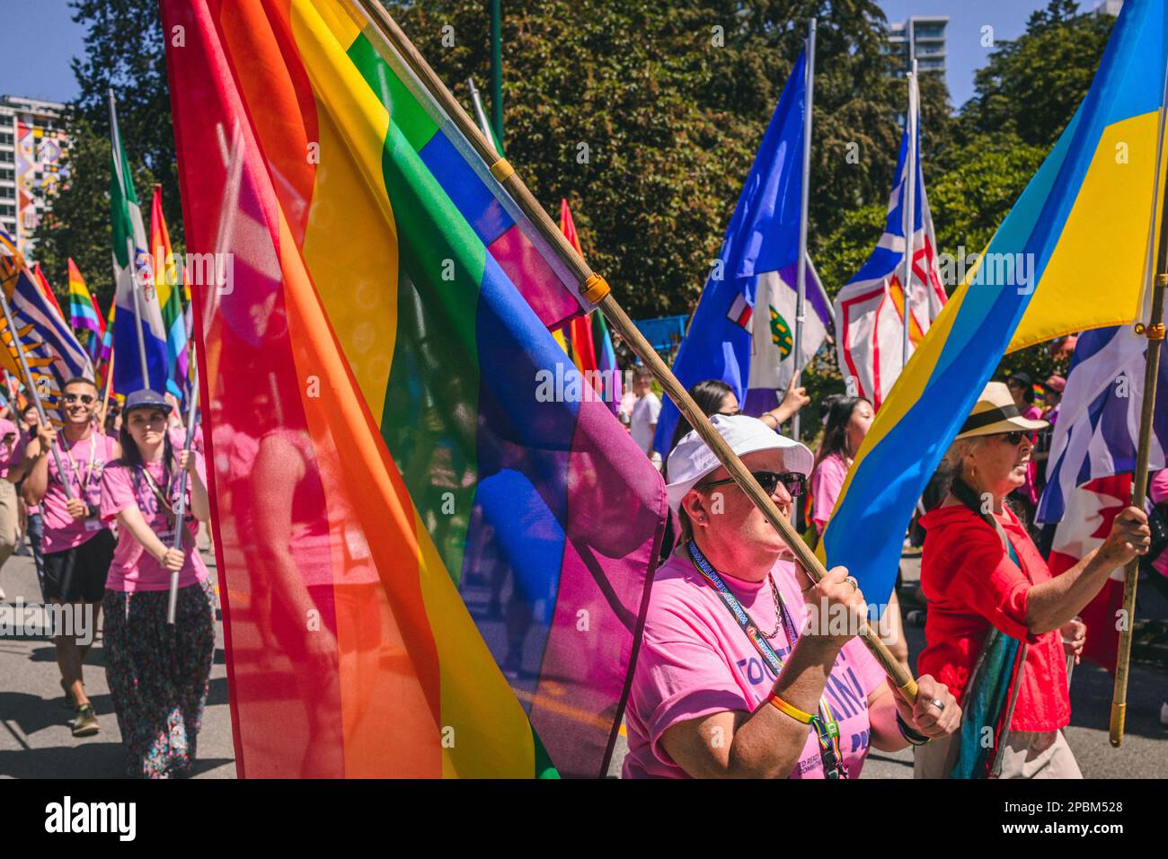 Vancouver, Canada - July 31,2022: People are walking on Pacific Street ...