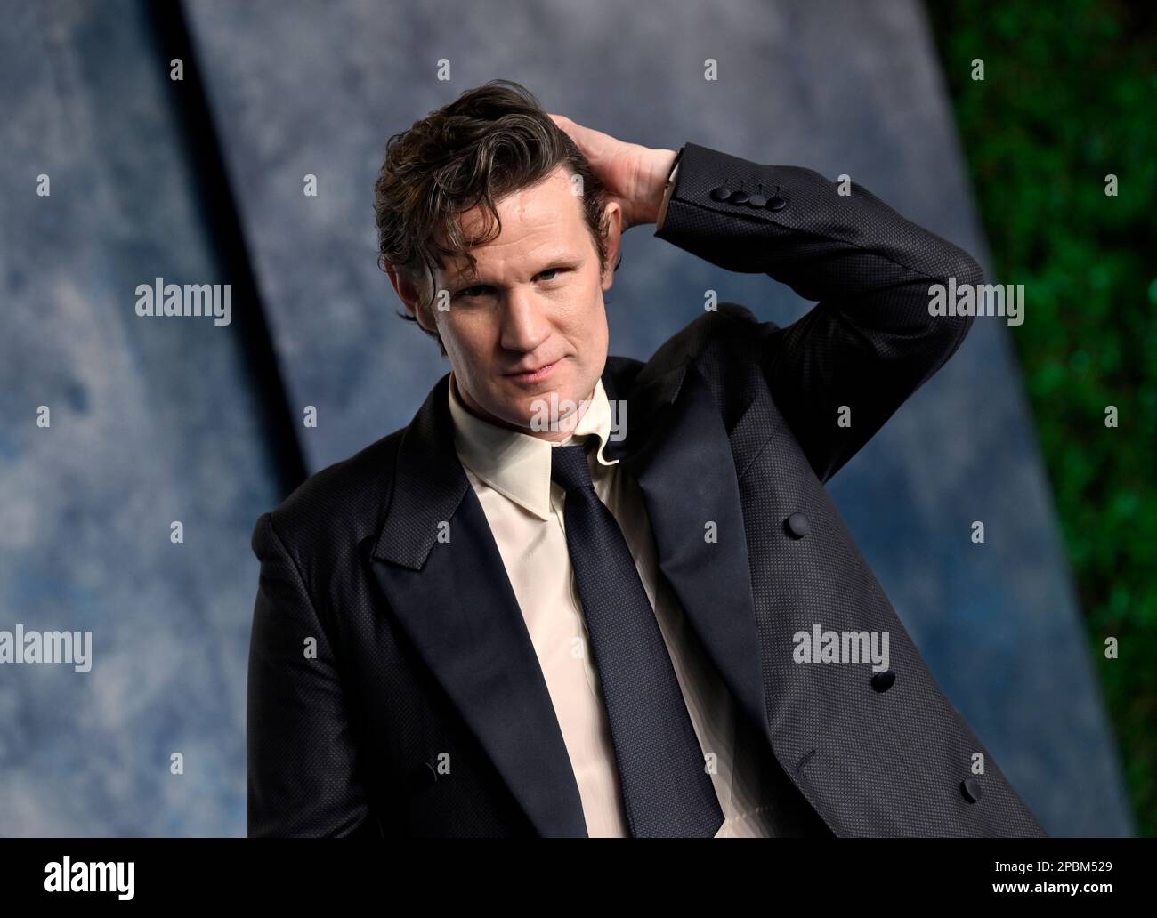 Matt Smith arrives at the Vanity Fair Oscar Party on Sunday, March 12 ...