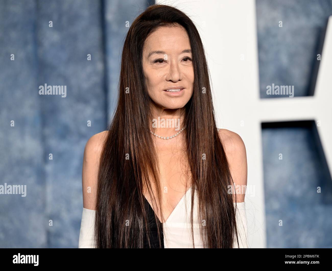 Vera Wang arrives at the Vanity Fair Oscar Party on Sunday, March 12 ...