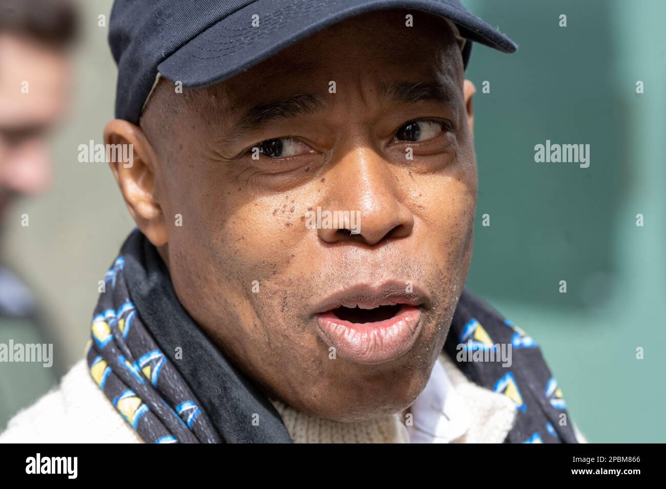 New York, United States. 12th Mar, 2023. New York City Mayor Eric Adams ...