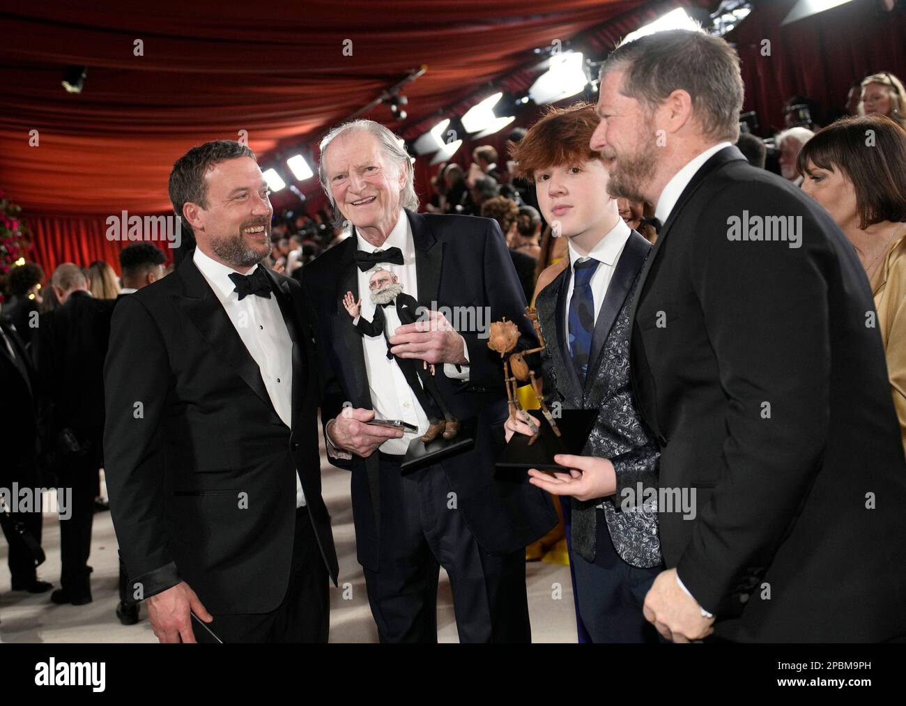 Alex Bulkley, from left, David Bradley, Gregory Mann and Corey ...