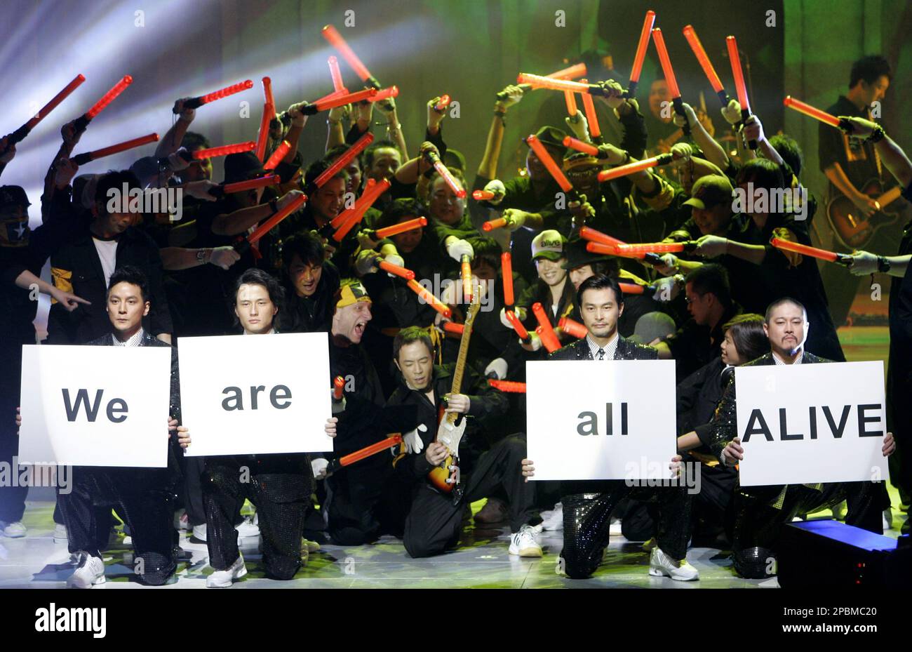 Hong Kong actors Daniel Wu, Conroy Chan, Terence Yin, Andrew Lin and ...