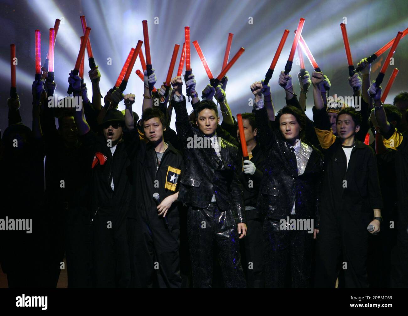 Hong Kong actor Daniel Wu, center, performs during the 26th Hong Kong ...