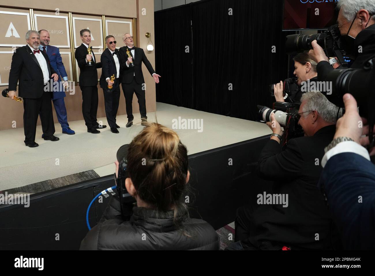 Mark Weingarten, from left, James H. Mather, Al Nelson, Chris Burdon ...