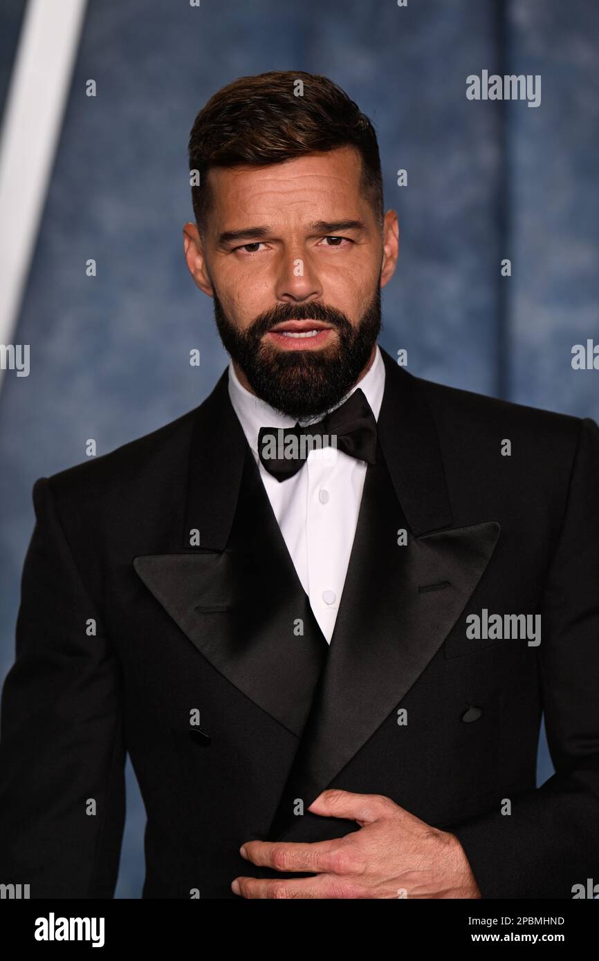 Ricky Martin attending the Vanity Fair Oscar Party held at the Wallis ...