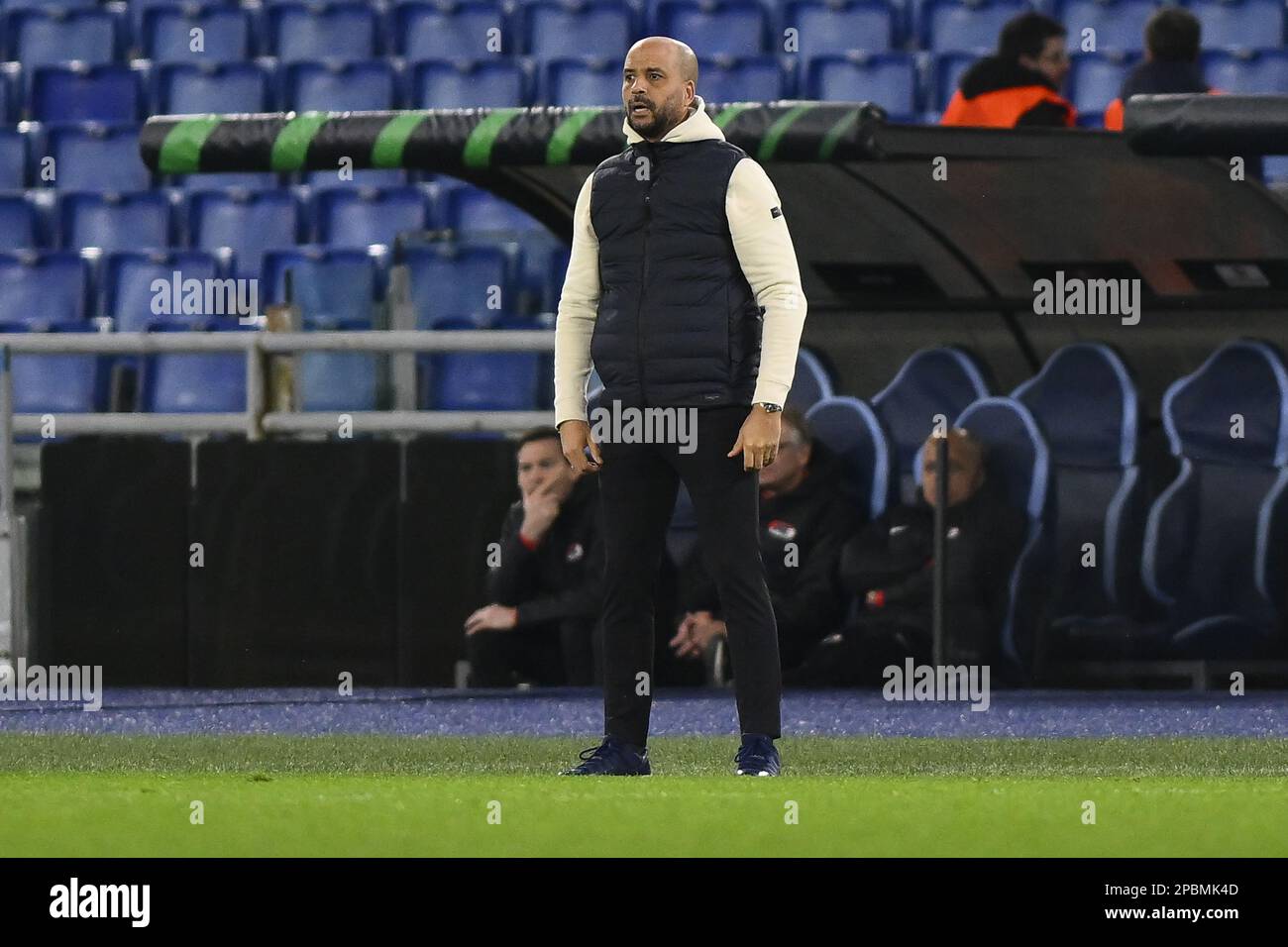 Pascal Jansen of AZ Alkmaar during the first leg of the round of 16 of ...