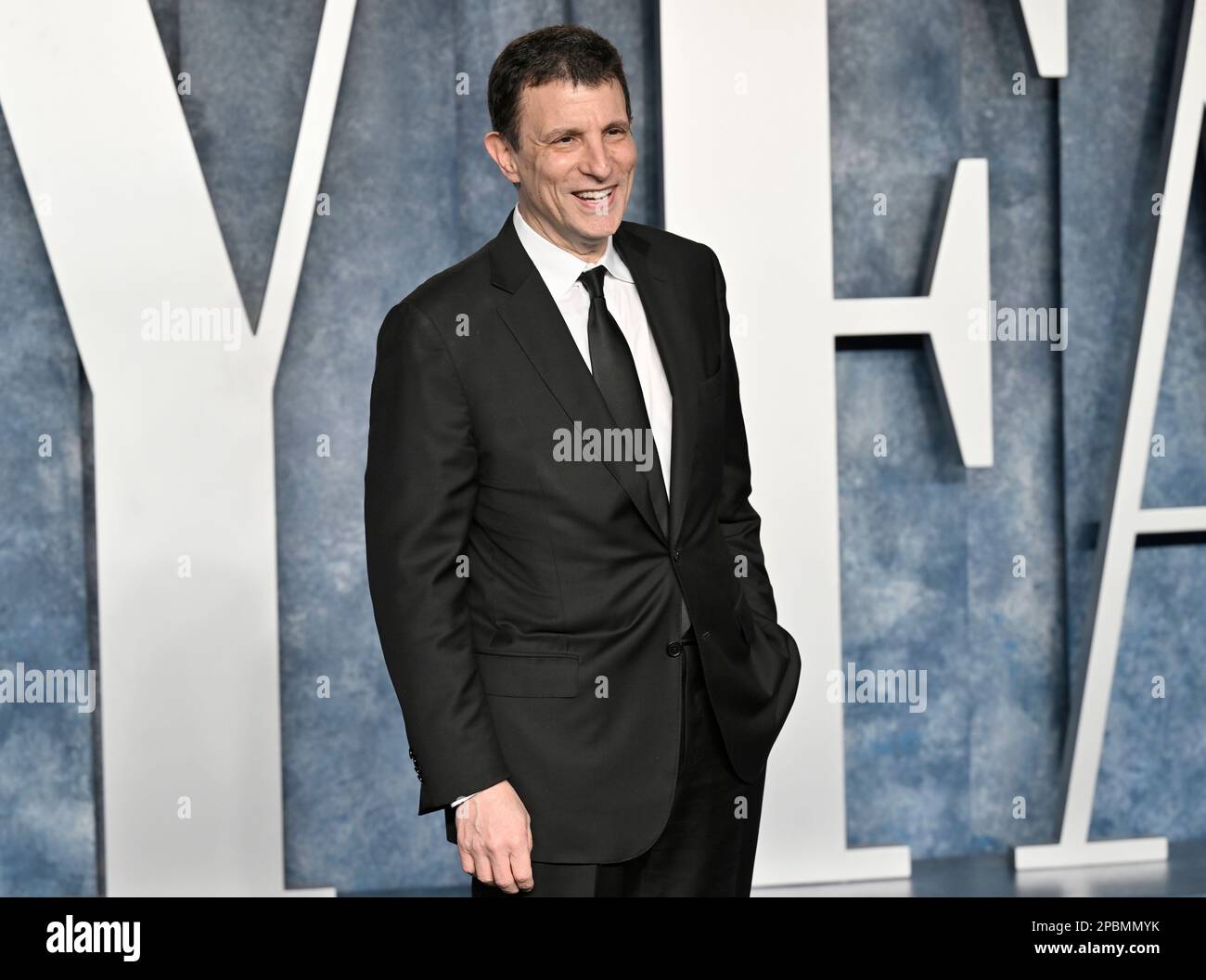 David Remnick arrives at the Vanity Fair Oscar Party on Sunday, March ...