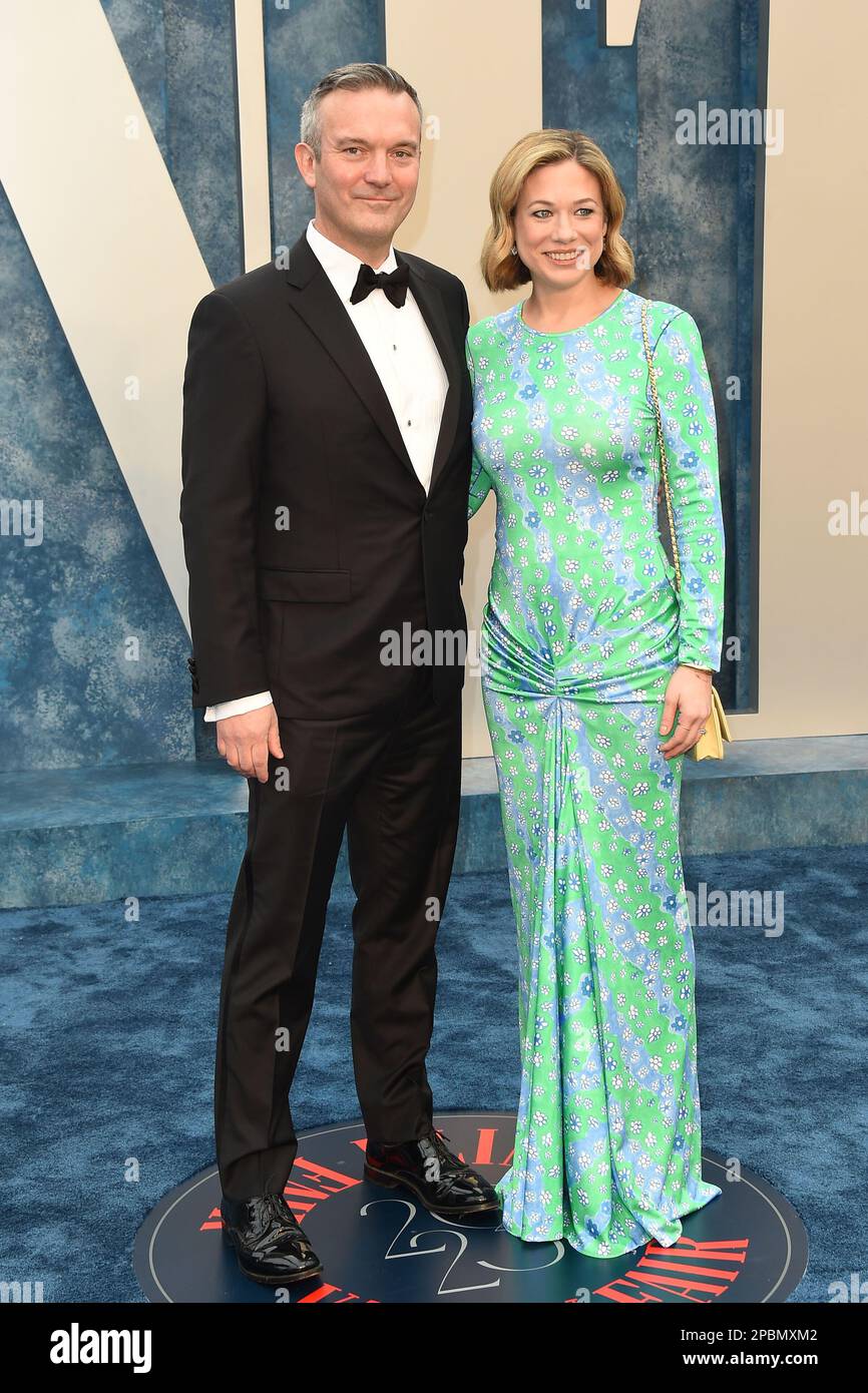 March 12, 2023, Beverly Hills, CA, USA: LOS ANGELES - MAR 12: Mike Hogan, Katie Hogan at the ...