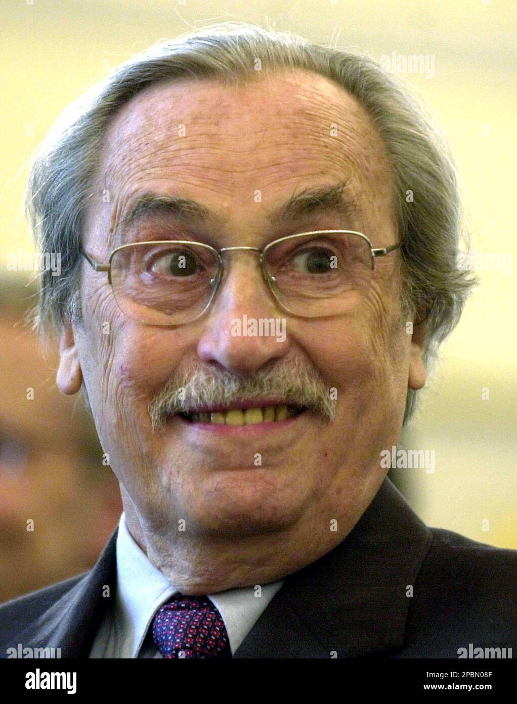 ** FILE ** Renowned Austrian Photographer Harry Weber smiles during an ...