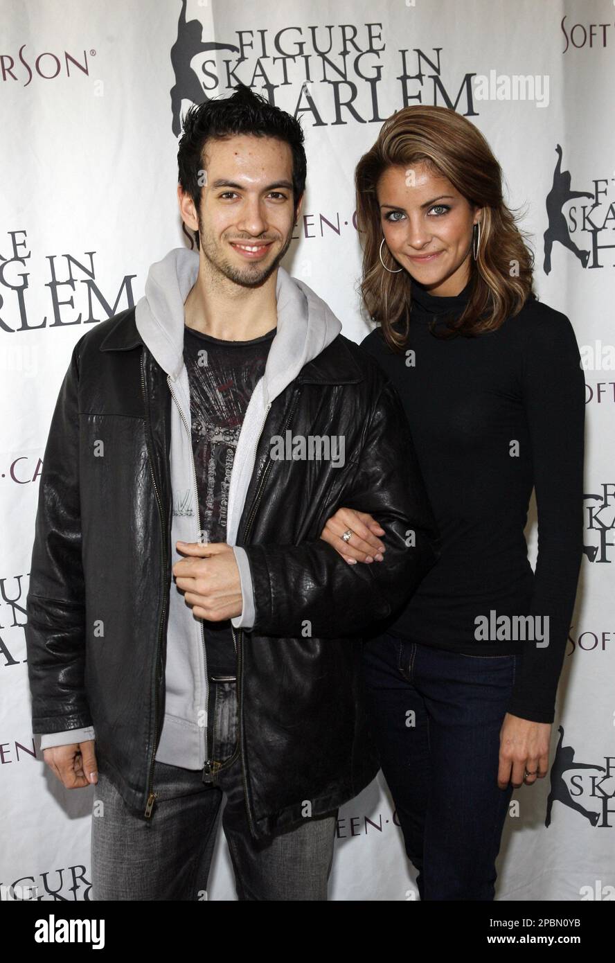Figure skaters Benjamin Agosto, left, and Tanith Belbin arrive for ...
