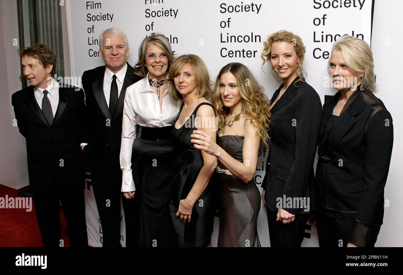 Pictured from left to right, actors Martin Short, Steve Martin, Diane ...