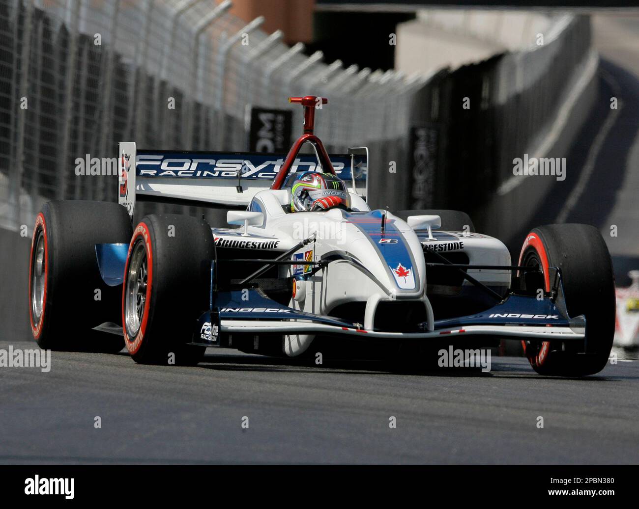 Champ Car driver Paul Tracy, of Canada, drives his car during the Vegas ...