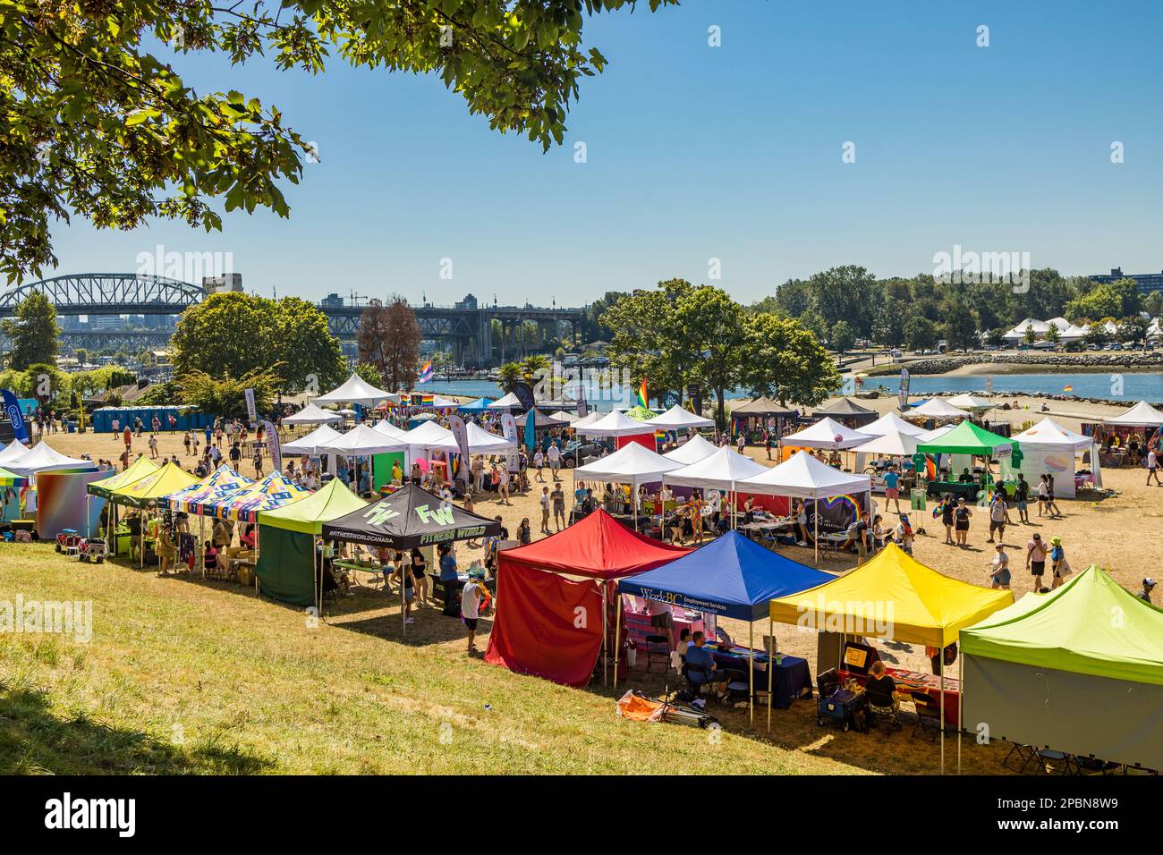 Vancouver, Canada - July 31,2022: Vancouver Sunset Beach Pride Festival ...