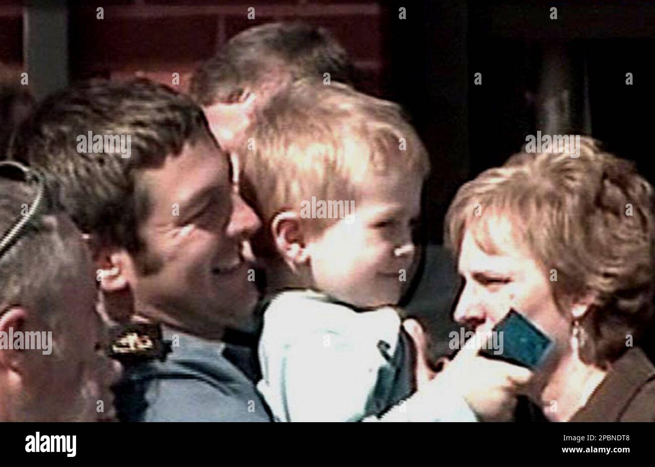 In this image made from television, Royal Navy Leading Seaman Chris Coe ...