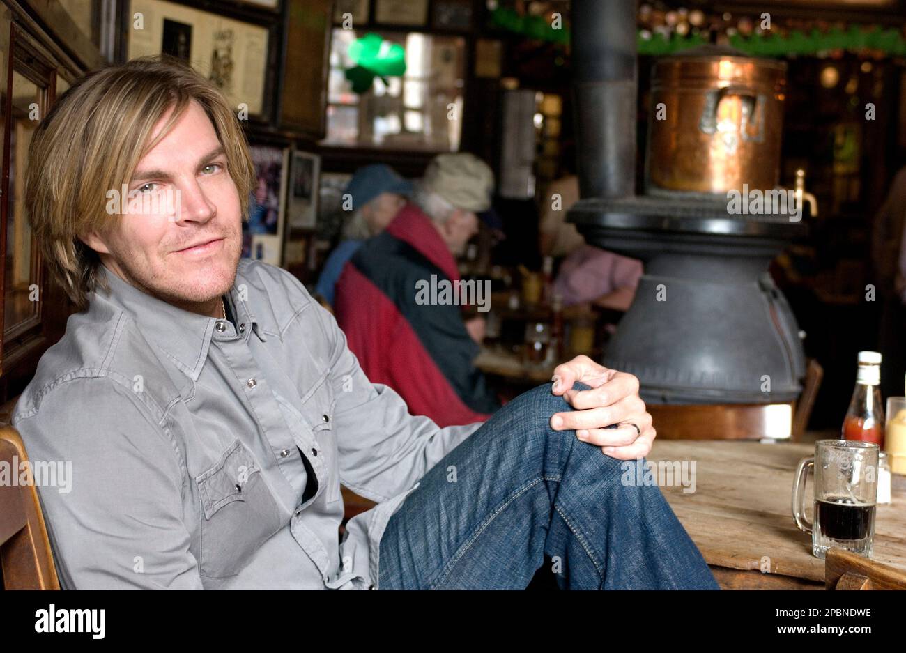 Country Singer Jack Ingram is photographed at McSorley's Pub in New ...