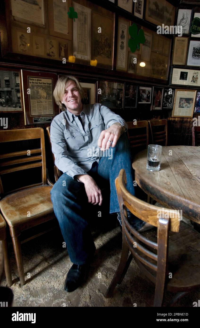 Country Singer Jack Ingram is photographed at McSorley's Pub in New ...