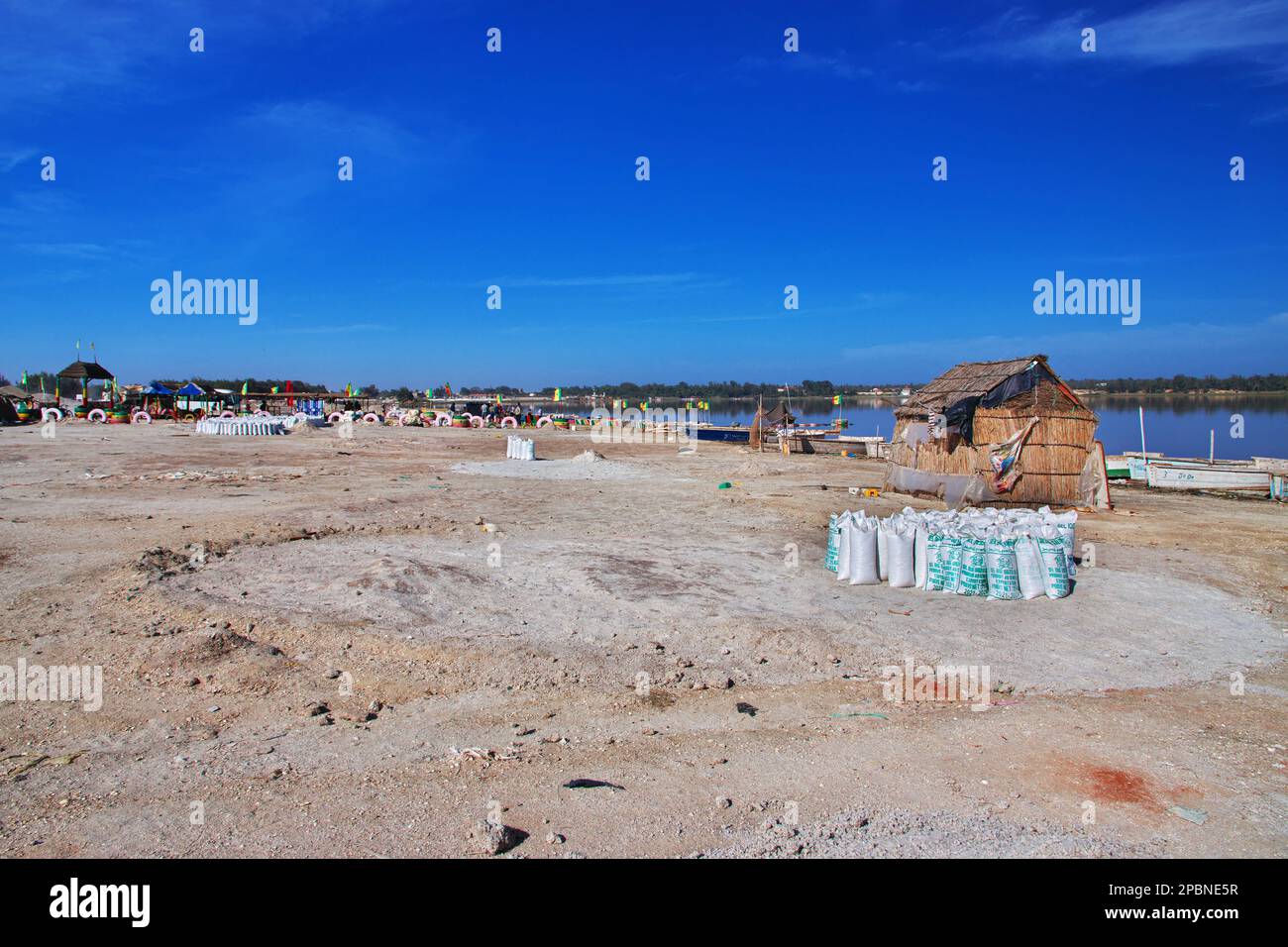 Lac rose beach hi-res stock photography and images - Alamy