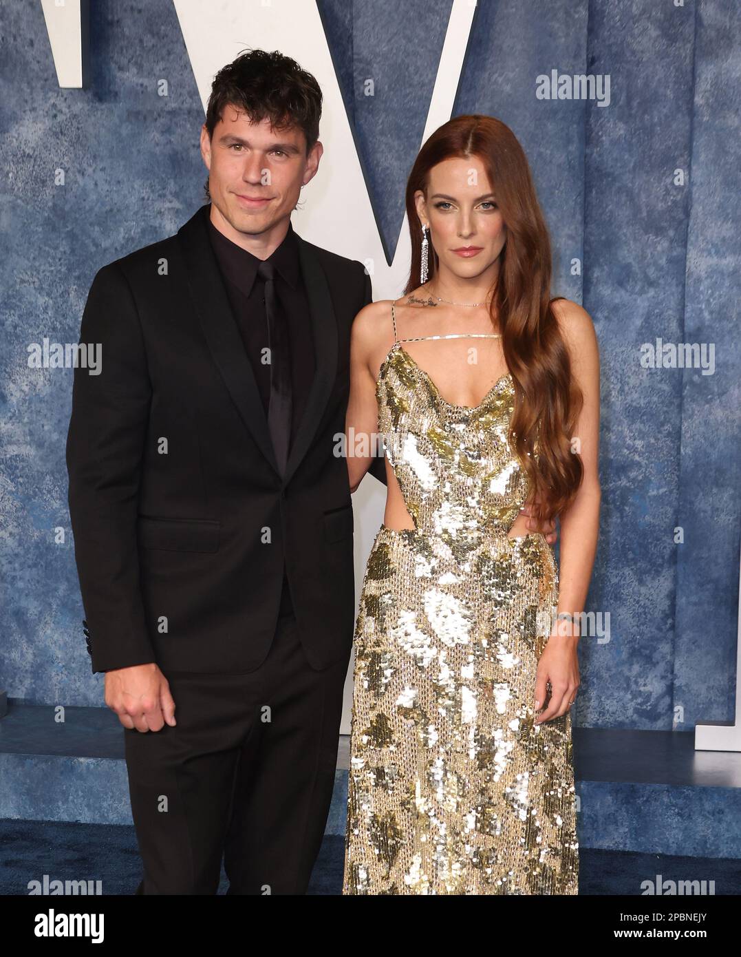 Beverly Hills, USA. 12th Mar, 2023. Ben Smith-Petersen, Riley Keough attend the 2023 Vanity Fair ...