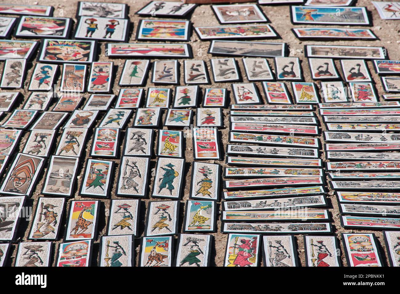 Gifts in Lake Retba, Lac rose close Dakar, Senegal, West Africa Stock ...